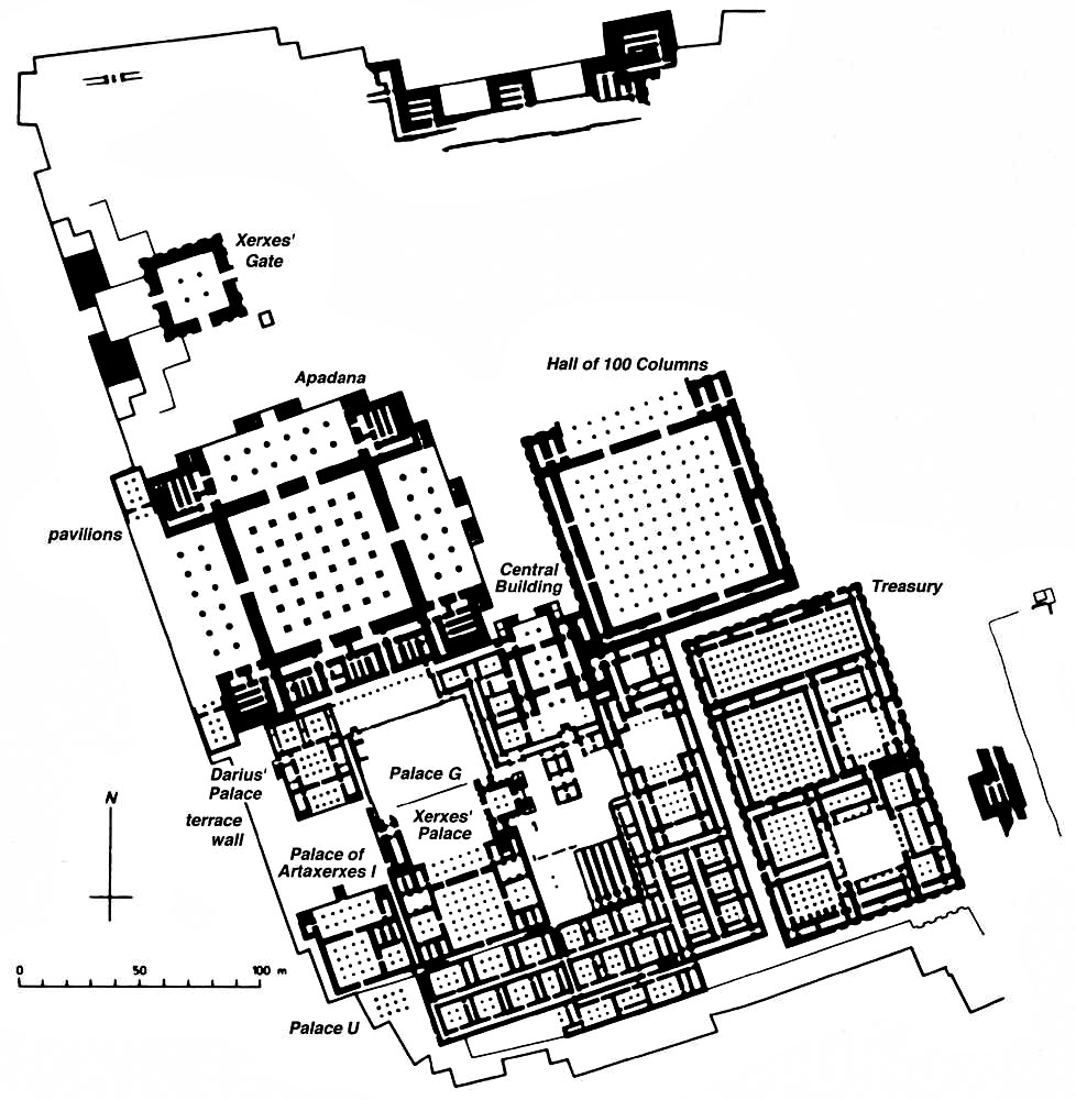 Palace Of Persepolis Plan